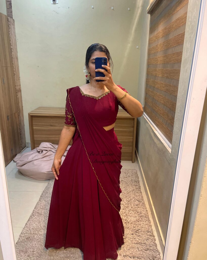 Half Saree – Page 7 – Be A Queen Designing Hub
